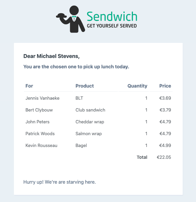 Sendwich